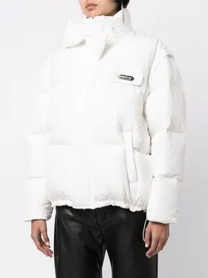 KIMHEKIM Logo-patch Puffer Jacket - White