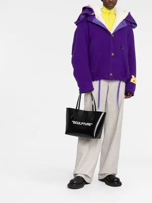 Off-White Slogan-print Tote Bag - Black