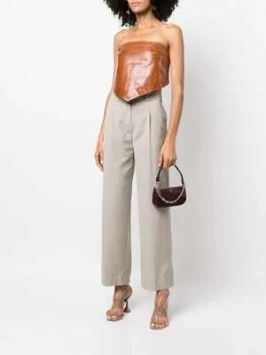 By Far Mini Rachel Tote Bag - Brown