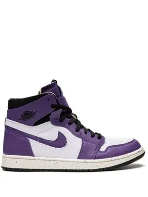 JORDAN 1 High Zoom Air Cmft Crater Sneakers - Purple