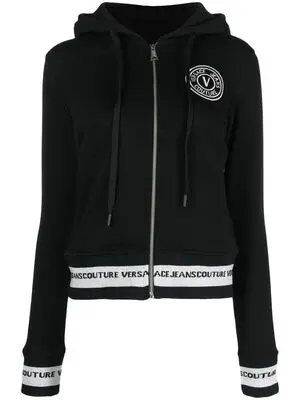 Versace Jeans Couture Trimmed Sweatshirts Hoodies For Women