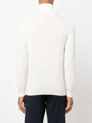 ZANONE Long-sleeve Roll-neck Jumper - White