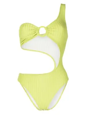 Solid & Striped The Astrid Ribbed One-piece - Green