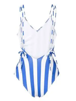 Solid & Striped The Lynn Stripe-print Swimsuit