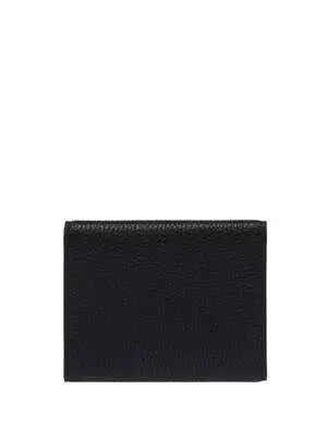 Miu Miu Logo-lettering Compact Wallet - Black