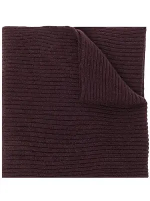 N.peal Rib-knit Cashmere Scarf