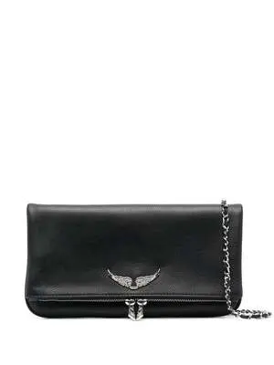 Zadig&Voltaire Logo-plaque Leather Shoulder Bag