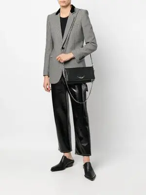 Zadig&Voltaire Logo-plaque Leather Shoulder Bag