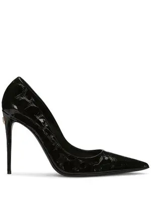 Dolce & Gabbana Patent Croc Effect Pumps