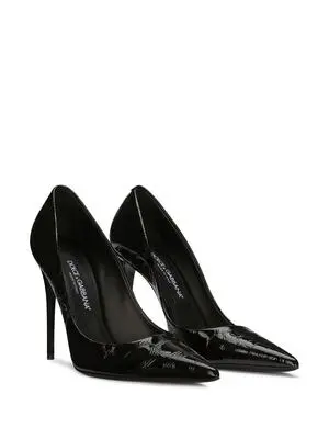 Dolce & Gabbana 105mm Crocodile-embossed Pumps