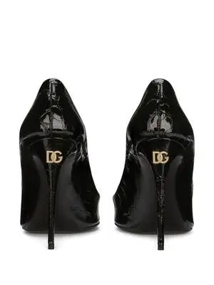 Dolce & Gabbana 105mm Crocodile-embossed Pumps