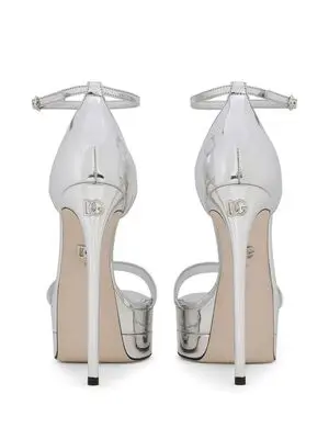 Dolce & Gabbana Mirror-effect Platform Sandals