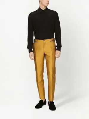 Dolce & Gabbana Silk Long-sleeve Shirt - Black