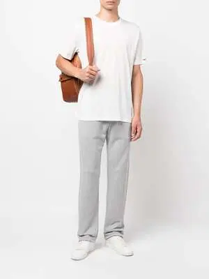 Kiton Embroidered Logo T-shirt - White