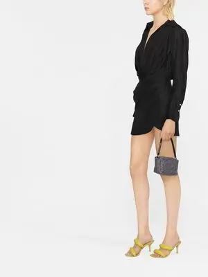 Gauge81 Silk Shirt Dress - Black