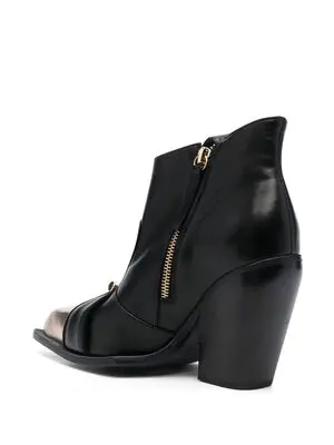 HARDOT Stud-embellished Ankle Boots - Black