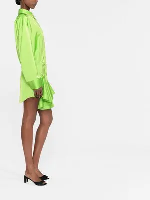 Attico Candice Mini Dress - Green