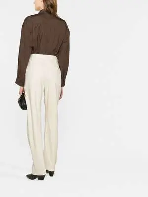 LEMAIRE Straight-leg Cotton-blend Trousers