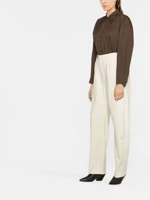 LEMAIRE Straight-leg Cotton-blend Trousers