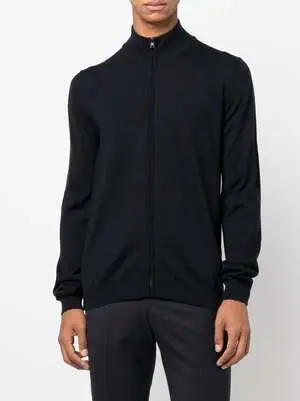 Hugo Ribbed-knit Zip-up Sweater