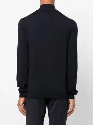 Hugo Ribbed-knit Zip-up Sweater