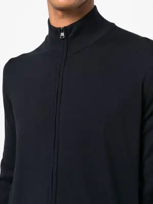 Hugo Ribbed-knit Zip-up Sweater