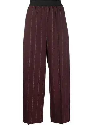 Stella McCartney Striped Cropped Trousers