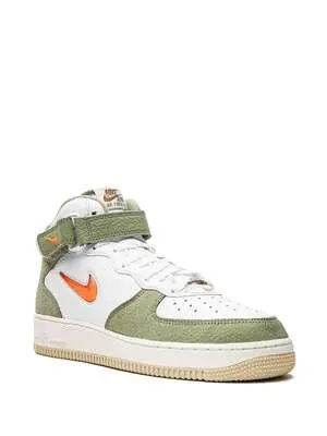 Nike Air Force 1 Mid Qs Jewel Sneakers - White
