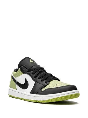 JORDAN Air 1 Low Se Vivid Snakeskin Sneakers - Green