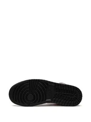 JORDAN Air 1 Mid Bred Toe Sneakers - White