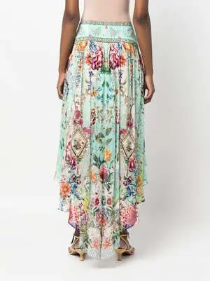 Camilla Honey Honey Graphic-print Skirt