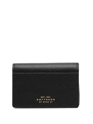 Smythson Leather Foldover Wallet