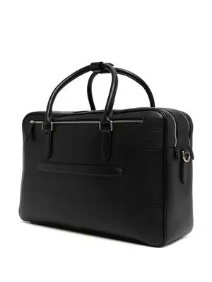 Smythson Leather Logo-stamp Holdall
