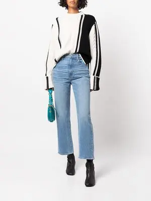 SLVRLAKE Cropped Straight-leg Jeans