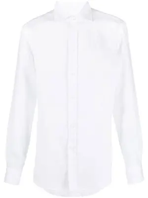 RALPH LAUREN Long-sleeved Linen Shirt