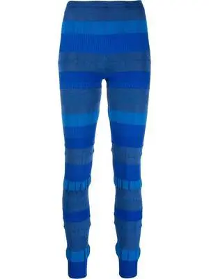 Acne Studios Textured Rib Leggings - Blue