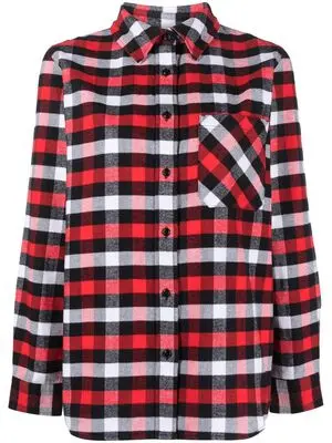 Woolrich Checked Long-sleeved Shirt - Red