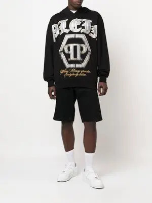 Philipp Plein Logo-print Cotton Hoodie