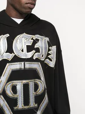 Philipp Plein Logo-print Cotton Hoodie