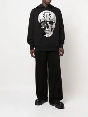 Philipp Plein Skull Logo-print Hoodie