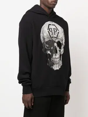 Philipp Plein Skull Logo-print Hoodie