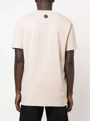 Philipp Plein Skull-print Short-sleeve T-shirt - Neutrals