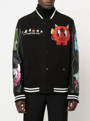 Philipp Plein Patch-detail Varsity Jacket