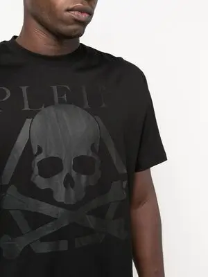 Philipp Plein Skull Print Logo T-shirt