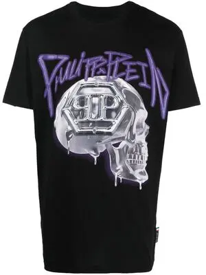 Philipp Plein Skull-print Short-sleeve T-shirt - Black