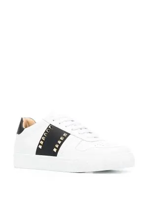 Philipp Plein Stud-embellished Low-top Sneakers - White