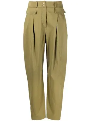 Alberta Ferretti Pleat-detail Trousers