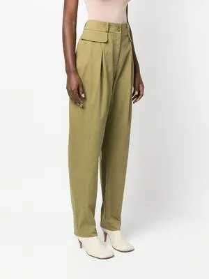 Alberta Ferretti Pleat-detail Trousers