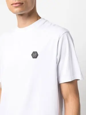 Philipp Plein Logo-patch Cotton T-shirt