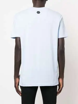 Philipp Plein Skull-print Short-sleeve T-shirt - Blue